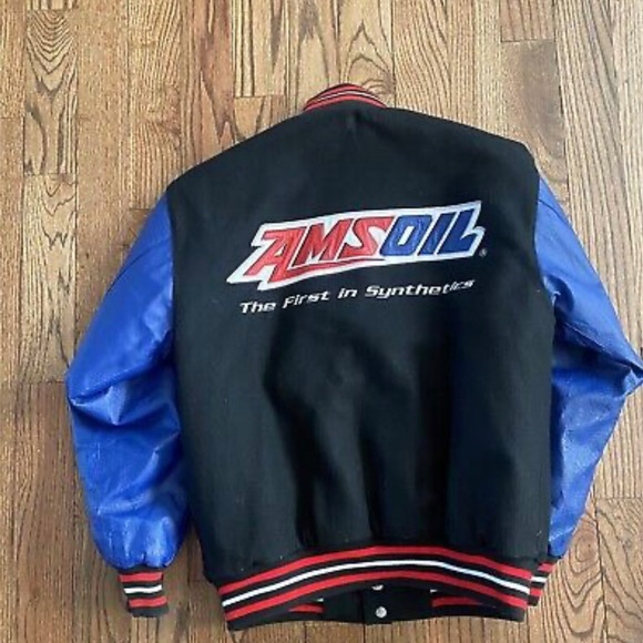 jh deigns | Jackets & Coats | Vintage Amsoil Varsity Jacket Jh Size ...